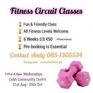 COBH FITNESS CLASSES!! PRE-BOOKING now available - Cobh Great Island ...
