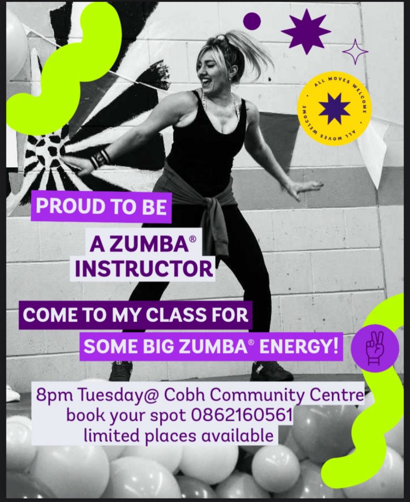 An exciting Zumba class starting soon in @cobhcommunitycentre_ - Cobh ...